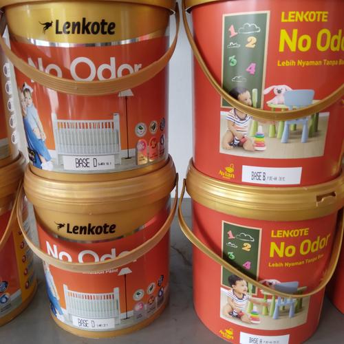 Jual Cat Lenkote No odor 2.5 liter Cat tembok tanpa bau mesin tinting ...