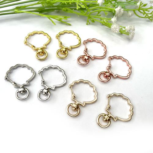 Jual Kait Lobster Clasp Shell Kerang Gantungan Kunci - Gold, SHELL ...