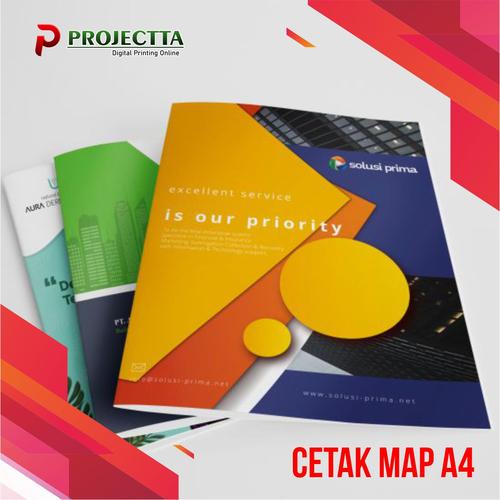Jual Cetak Map A4 Custome sesuai keinginan anda + Lidah map - Laminasi ...