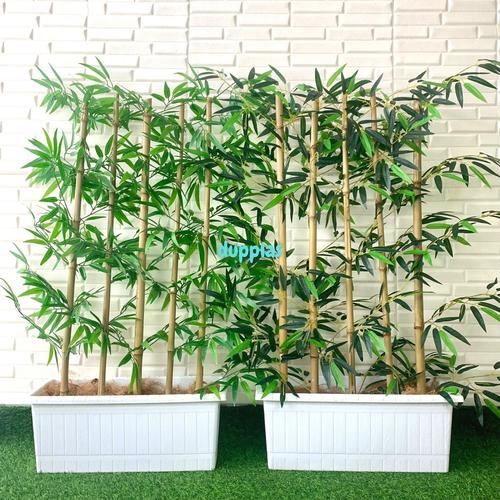Jual Partisi Pohon Daun Bambu Cendani Latex Artificial Tanaman Hias ...