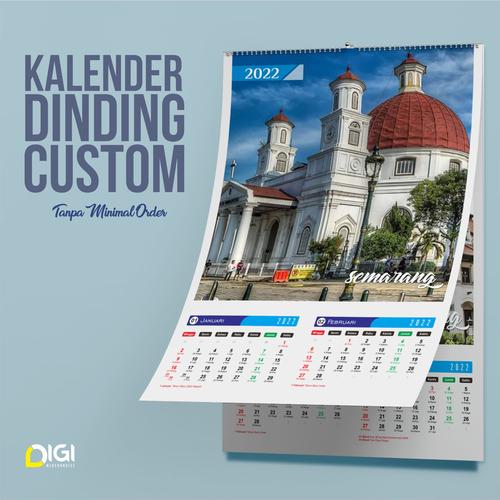 Jual KALENDER DINDING custom bisa pakai foto sendiri - 2 LEMBAR - Kota ...