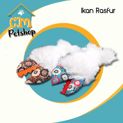 Promo Mainan Kucing boneka ikan rasfur batik bulu putih - Jakarta Barat ...