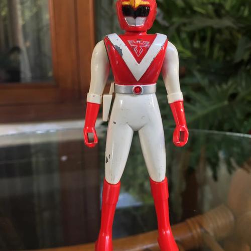 Jual Super Sentai Choujuu LiveMan Red Falcon Figure by Bandai 1988 ...