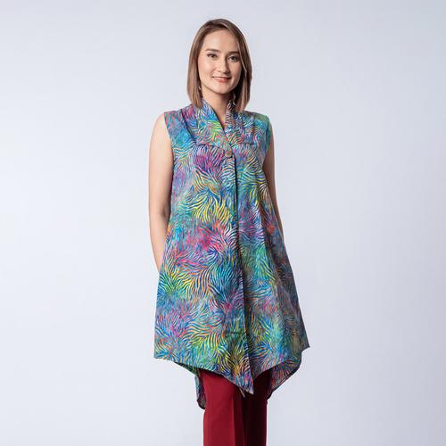 Promo Batik Pria Tampan - LONG VEST 3 ABS RAINBOW EROSIONS - Ungu, M ...