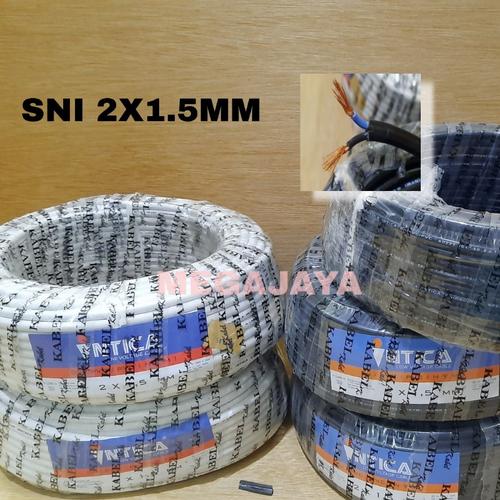 Jual ROLLAN KABEL LISTRIK KABEL NYM HYO 2X1.5 SNI SERABUT TEMBAGA ASLI ...