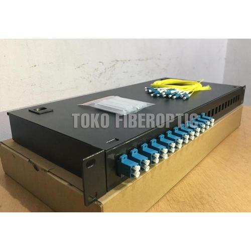 Jual OTB 12 port rackmount LC singlemode/ODF 12 port LC+ pigtail LC ...