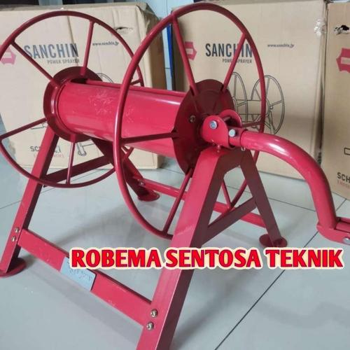 Jual HOSE REEL TEMPAT GULUNGAN SELANG STEAM KOMPRESOR PANJANG 100 METER ...