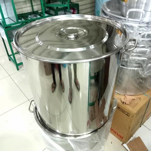 Jual STOCK POT JUMBO /PANCI STAINLES UKURAN DM 50 CM X TNGGI 50 CM TBL ...