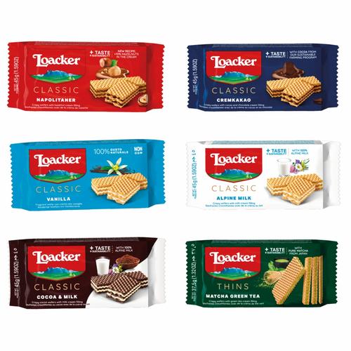 Jual LOACKER Wafer Biscuits 40gr - Biskuit Wafer LOACKER - Napolitaner ...