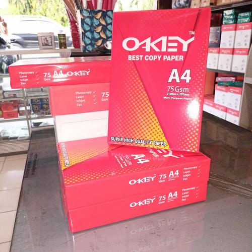 Jual kertas A4 75 Gram Okey - Kab. Bekasi - Baridat ink | Tokopedia