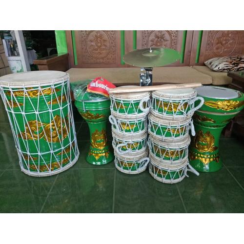 Jual SET ALAT MUSIK MARAWIS LENGKAP ISI 12 ALAT - Motif Batik - Kab ...