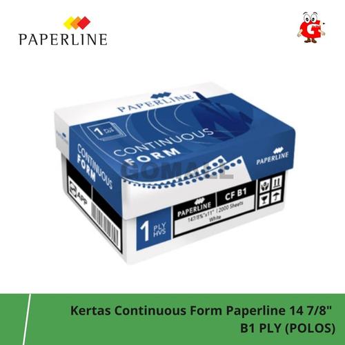 Jual Kertas Continuous Form Paperline 14 7/8" B1 PLY (POLOS) - Kota ...