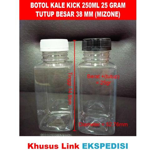 Jual Botol Kick Kale 250 ml / Plastik Kotak PET 250ML Link Expedisi ...