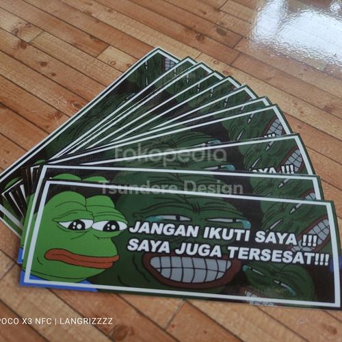 Jual Slap Sticker Jangan ikuti saya - Kota Depok - Tsundere Design ...