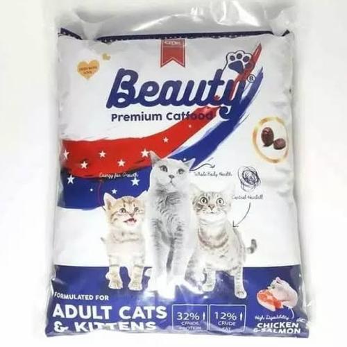 Jual makanan/pakan kucing/cat food beauty adult cat dan kitten repack ...