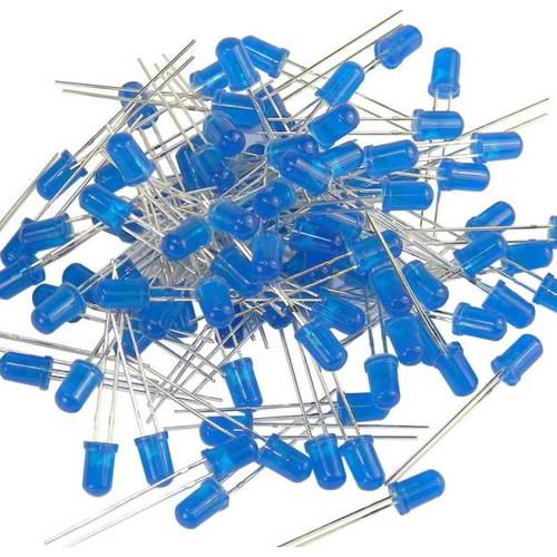 Jual 1000pcs LED 5mm Diffused Blue Lampu Super Terang biru 5 mm ...