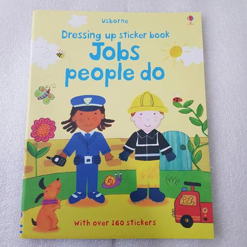 Jual Usborne my first sticker book buku - Jobs people do - Jakarta ...