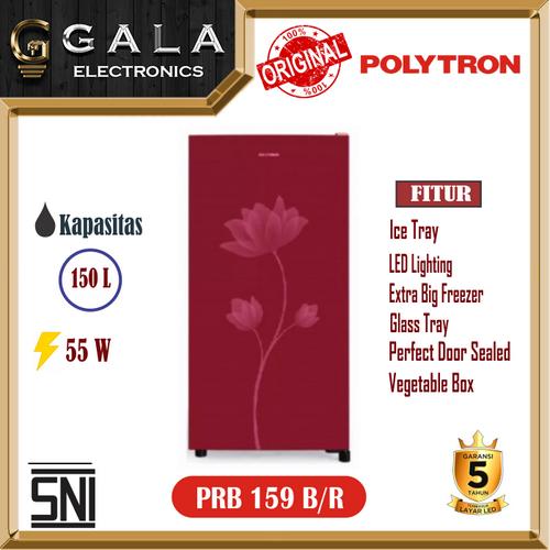 Jual LEMARI ES / KULKAS POLYTRON PRB 159 B/R (1 PINTU) - Kota Denpasar ...