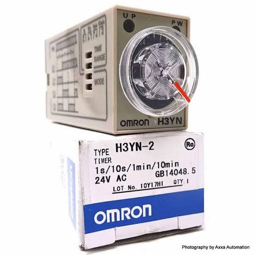 Jual H3YN-2 MINI TIMER OMRON 1S/10S/1MIN/10MIN H3YN 2 220V 24VDC - 220VAC - Jakarta Barat - All ...