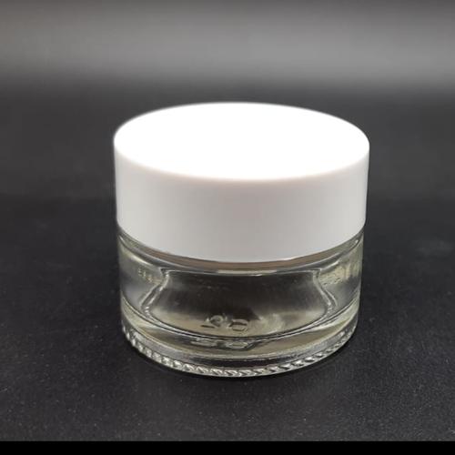 Jual Pot Krim Kosmetik 15gr Kaca Bening Tebal Tutup PUTIH - Kab ...