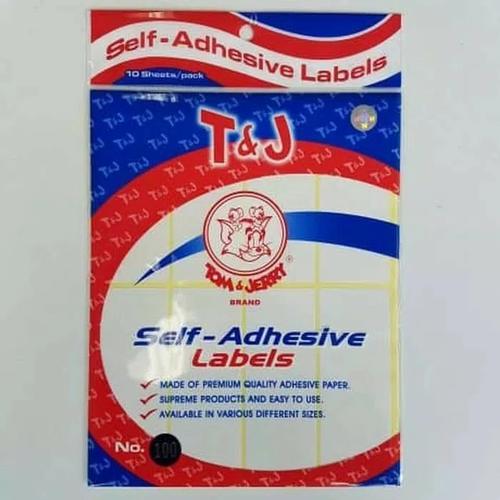 Jual Labels Tom Jerry / Label Tj Ukuran 38x100 mm/ Tom Jerry No.100 ...