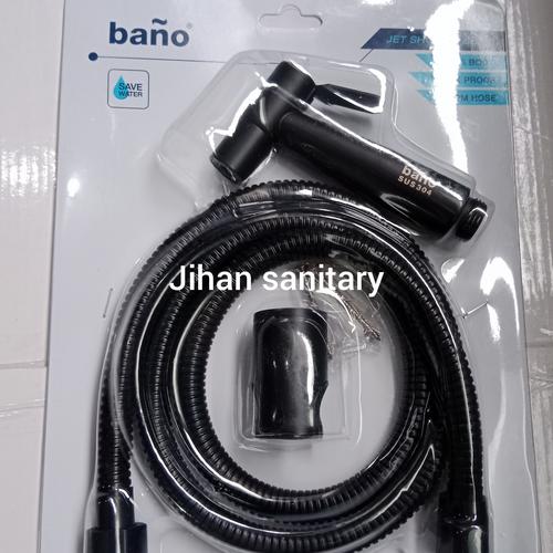 Jual jet shower toilet hitam bano / jet shower kamar mandi hitam ...