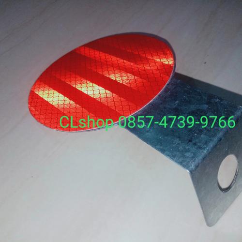 Jual Reflektor Guardrail Jalan Tol Mata Kucing O Toll Gadril Reflector ...