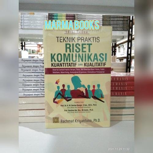 Jual Teknik Praktis Riset Komunikasi Kuantitatif Rachmat Kriyantoro - Jakarta Pusat - marmabooks ...