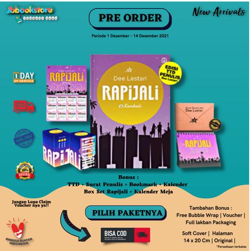 Jual Novel Rapijali 3 + TTD - Dee Lestari - RAPIJALI 1 - Jakarta ...