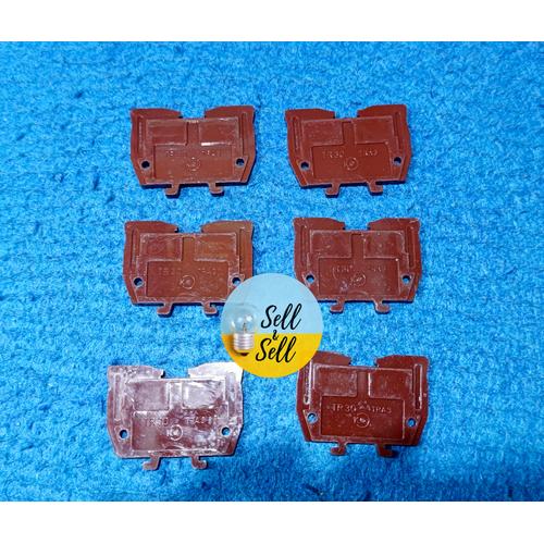 Jual End Plate Terminal Block TR30 Cokelat /Tutup TR 30 / TRA3 Model ...