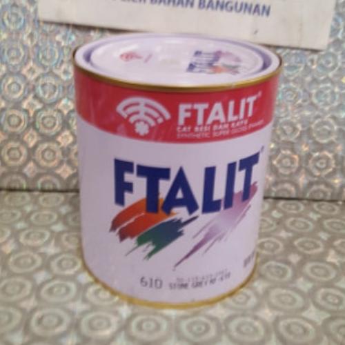 Jual ftalit cat minyak besi dan kayu sintetic pain store grey KF 610 ...