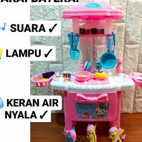 Jual Mainan Anak Kitchen Set Little Pony Ukuran Besar Masak Masakan ...