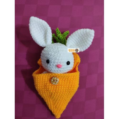 Jual Boneka Rajutan Kelinci Putih - +sarung wortel - Kota Depok - Toko ...