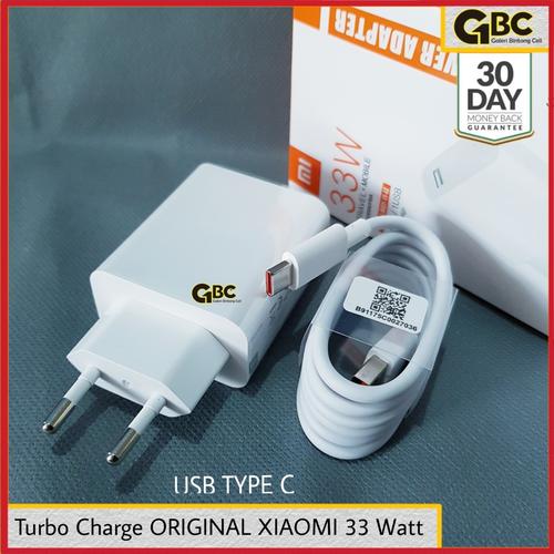 Jual ORIGINAL Charger Xiaomi Turbo Charge 33W Poco X3 F3 Ori 100% USB C ...