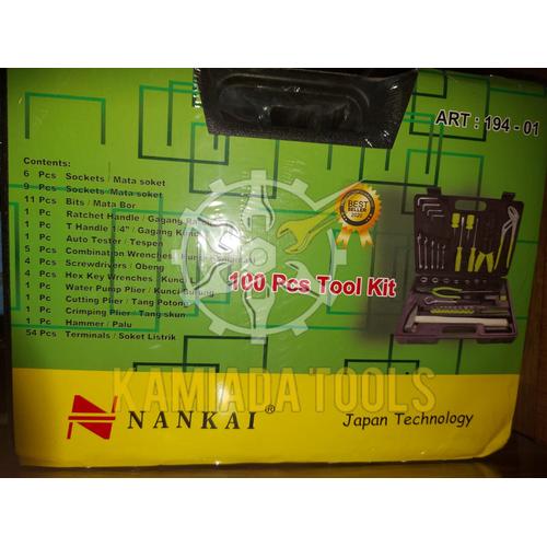 Jual Tool kit 100 pcs NANKAI - Kota Pekanbaru - Kamiada Tools | Tokopedia