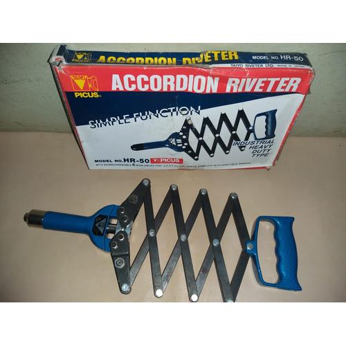Jual TAIYO PICUS-Accordion Riveter HR-50 Tang Ripet/Hand Rivet Japan ...