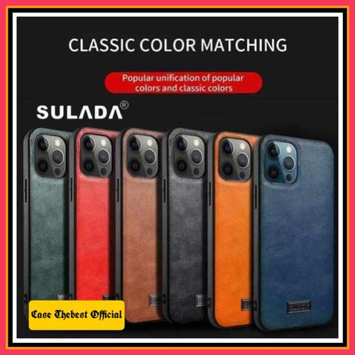 Jual IPHONE 13 / PRO / MAX / MINI SULADA GENUINE LEATHER ORIGINAL HARD ...