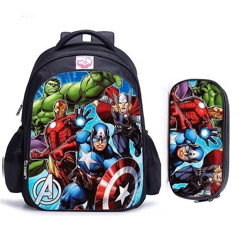 Jual New Tas ransel Backpack sekolah anak tk / tas anak animasi MARVEL ...