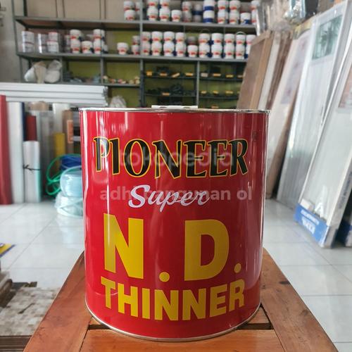 Jual Pengencer Cat Kayu dan Besi / Thinner Tiner ND Merah 5 Liter ...