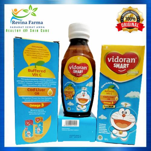 Jual Vidoran Smart Syrup rasa jeruk Vitamin anak untuk daya ingat otak ...
