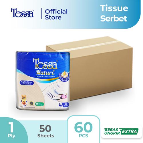 Promo Tissue Tessa - Kemasan Karton - Nat Napkin Lunch 50s 1p UB ...