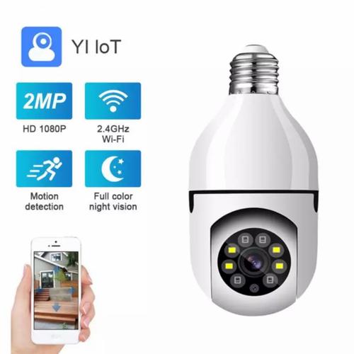 Jual wifi ip camera pengintai bola lampu pengawas cctv keamanan rumah ...