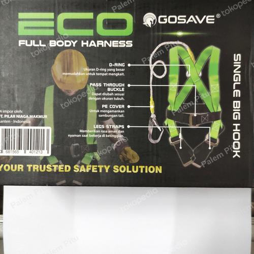 Jual GOSAVE full body harness ( ECO ) SINGLE BIG HOOK - Kota Surabaya ...