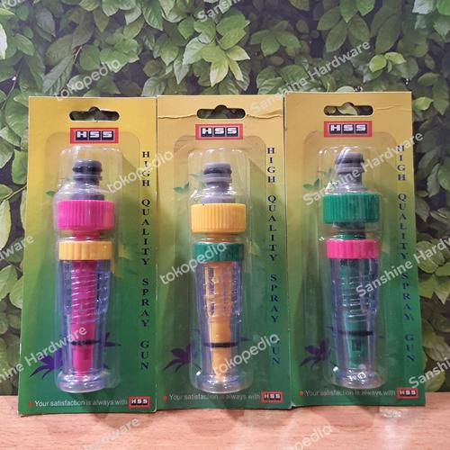 Jual SEMPROTAN AIR TAMAN LURUS PVC Hose Nozzle Plastik Model Putar ...