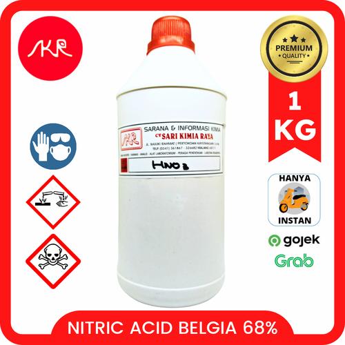Jual Asam Nitrat/ Nitric Acid/ Aqua Fortis/ HNO3 Ex Belgia 68% | 1 KG - Kota Malang - sari kimia ...