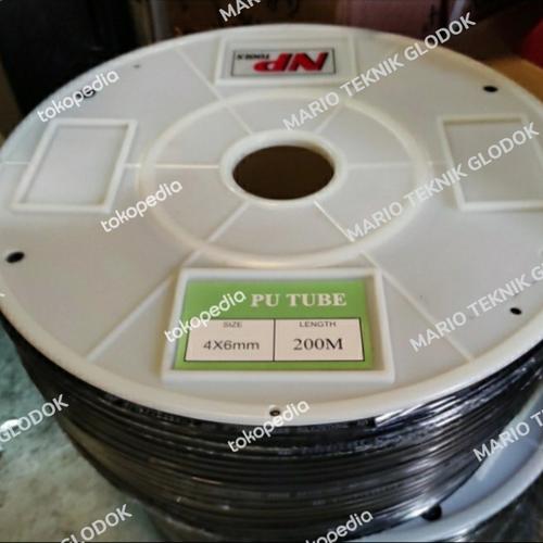 Jual (MT)Selang Udara Pneumatic Hose PU TUBE 4 x 6 mm Bening - NP Tools ...