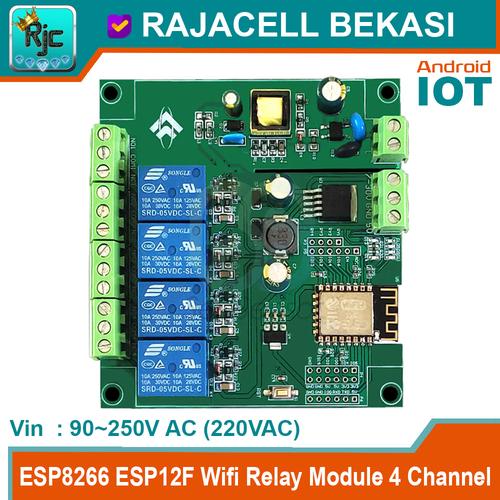 Jual ESP8266 ESP-12F Wifi Relay IOT Smart Home Remote Control Wifi ...
