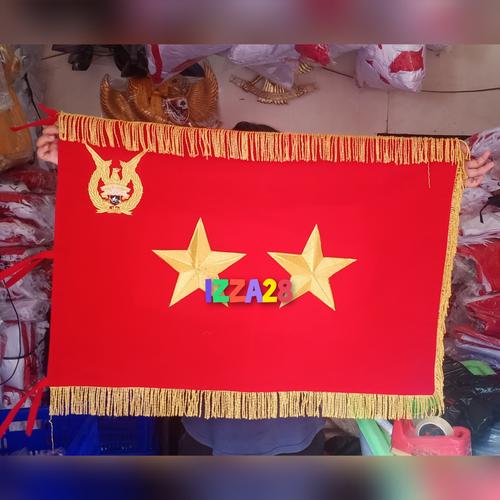 Jual bendera rapati bintang dua logo angkatan darat logo bintang timbul ...