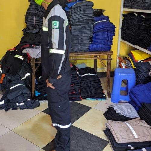 Jual WEARPACK SETELAN#SERAGAM KERJ#BENGKEL#WELDING#BAJU SAFETY - M ...