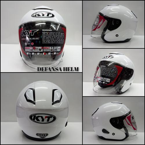 Jual HELM KYT KYOTO PUTIH GLOSSY - Putih, XL - Kota Bandung - Ade ...